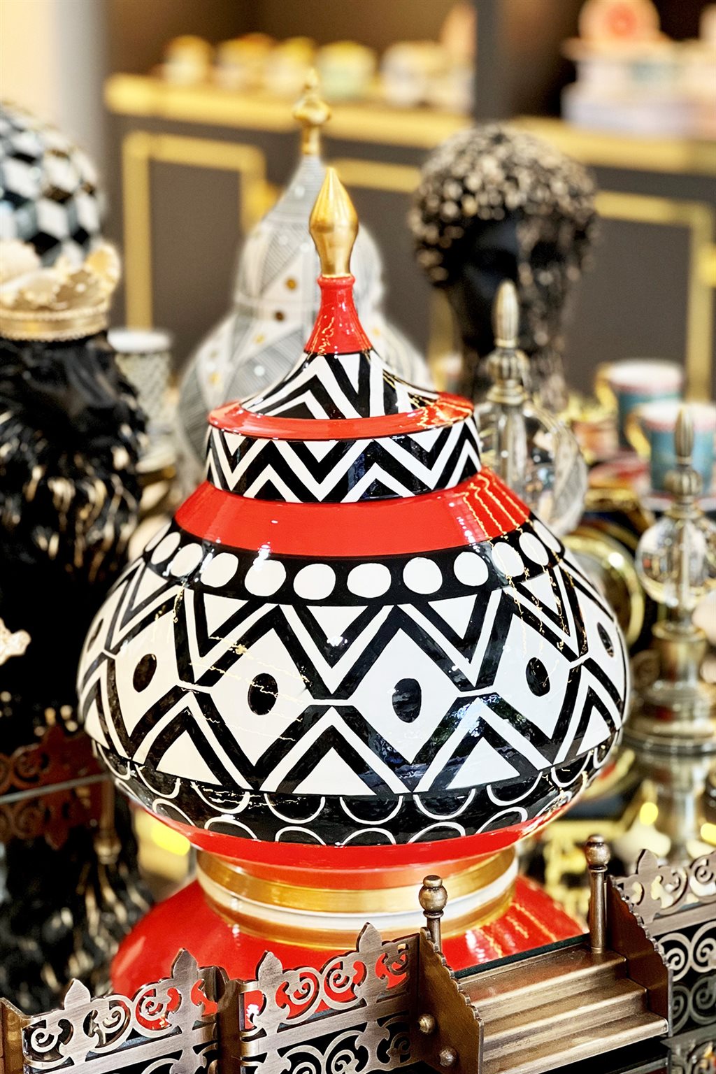 Baklava Pattern Chubby Flattened Cube