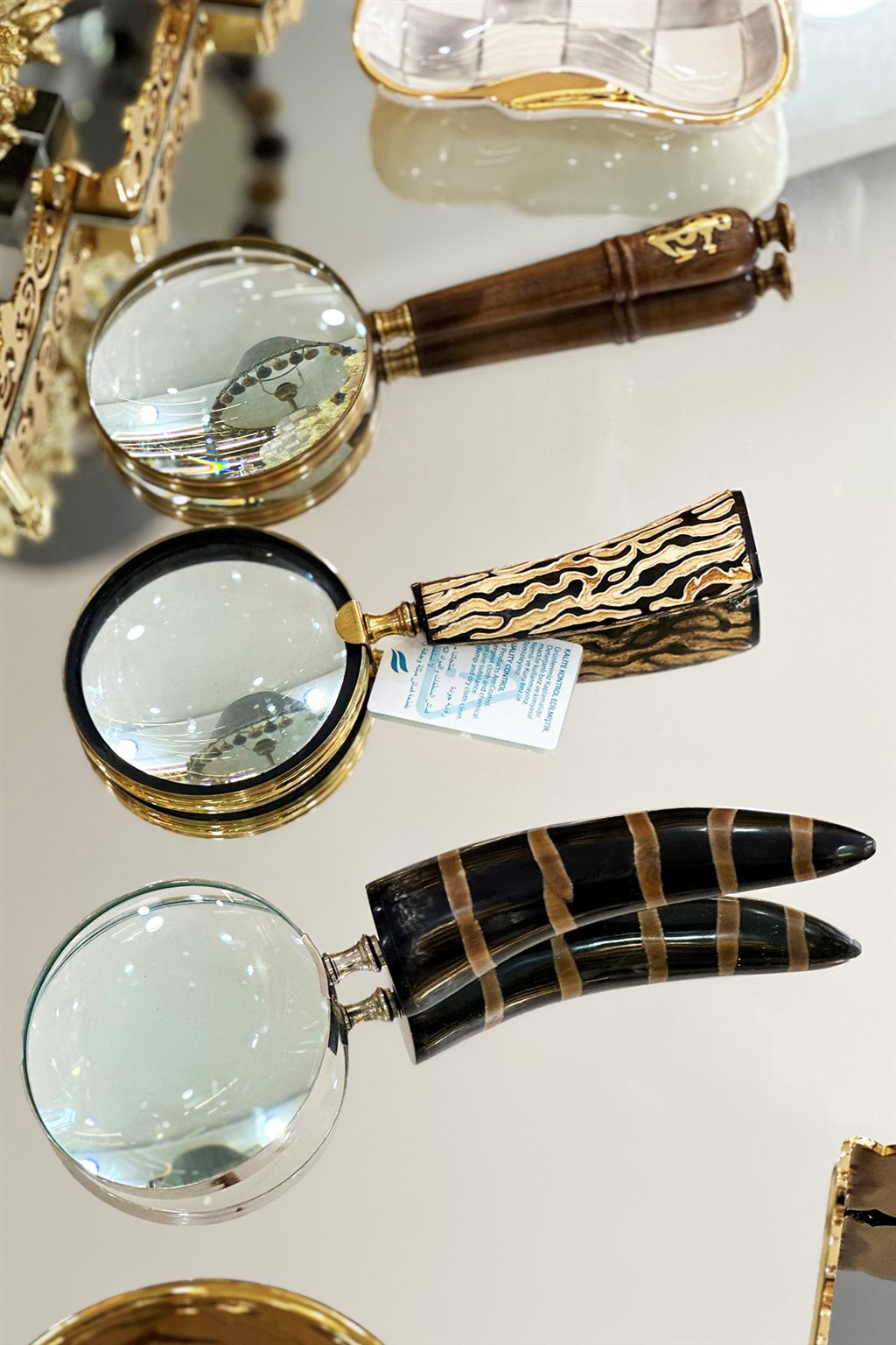 Brass Variegated Magnifier