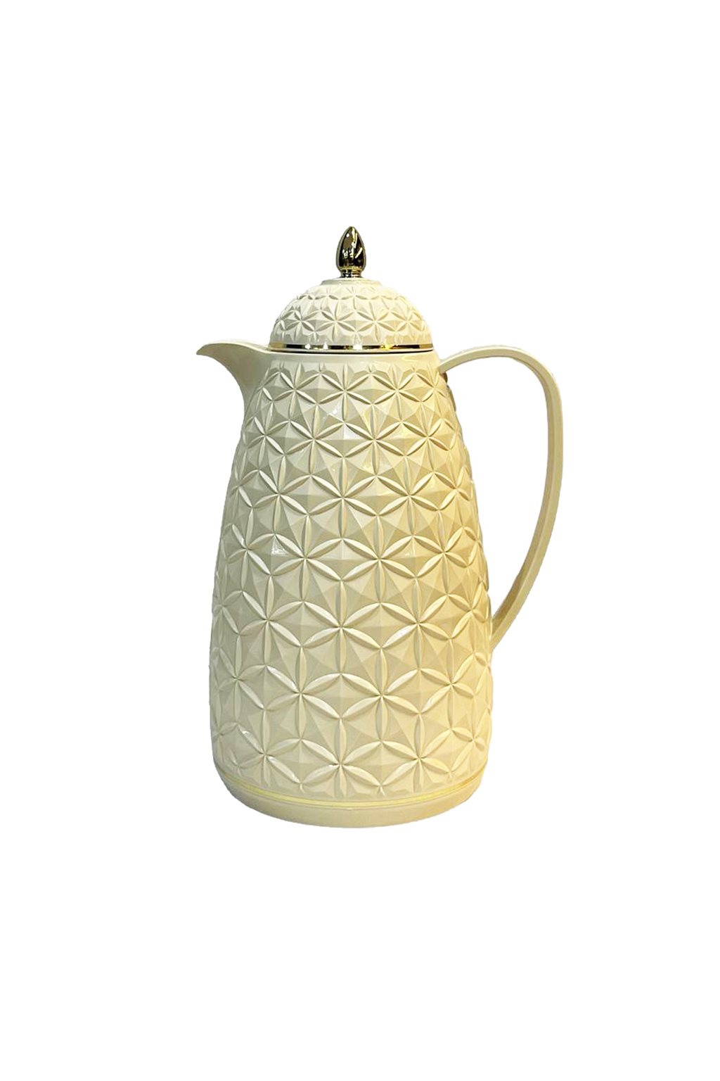 Cristallo Beige 1L Glass Thermos