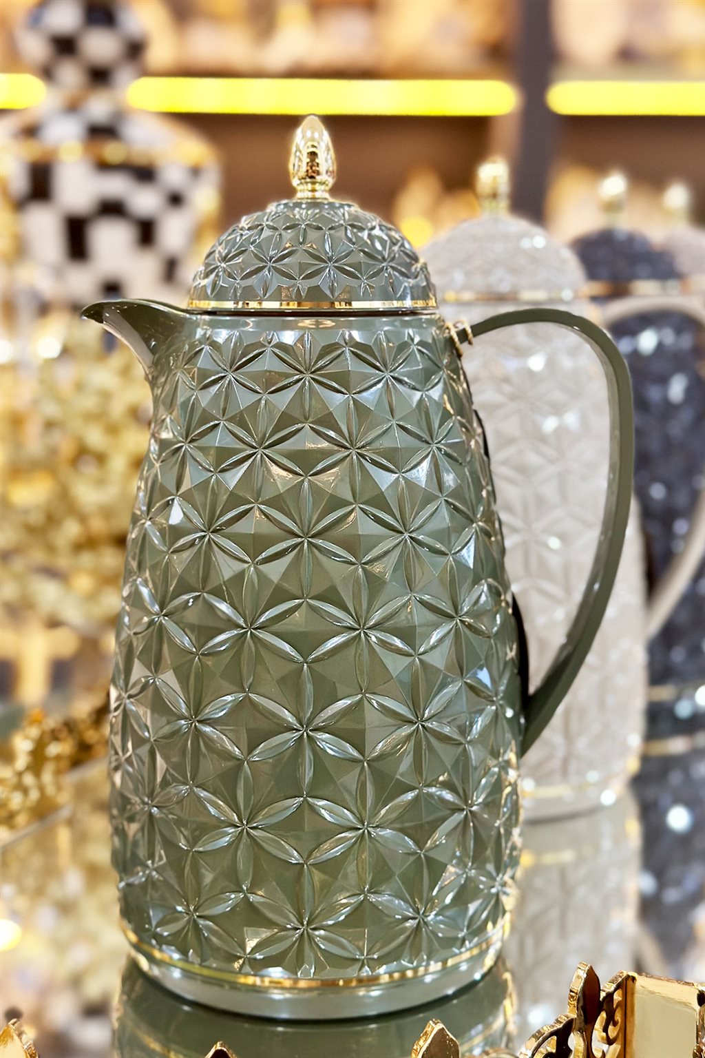 Cristallo Pink 1L Glass Thermos