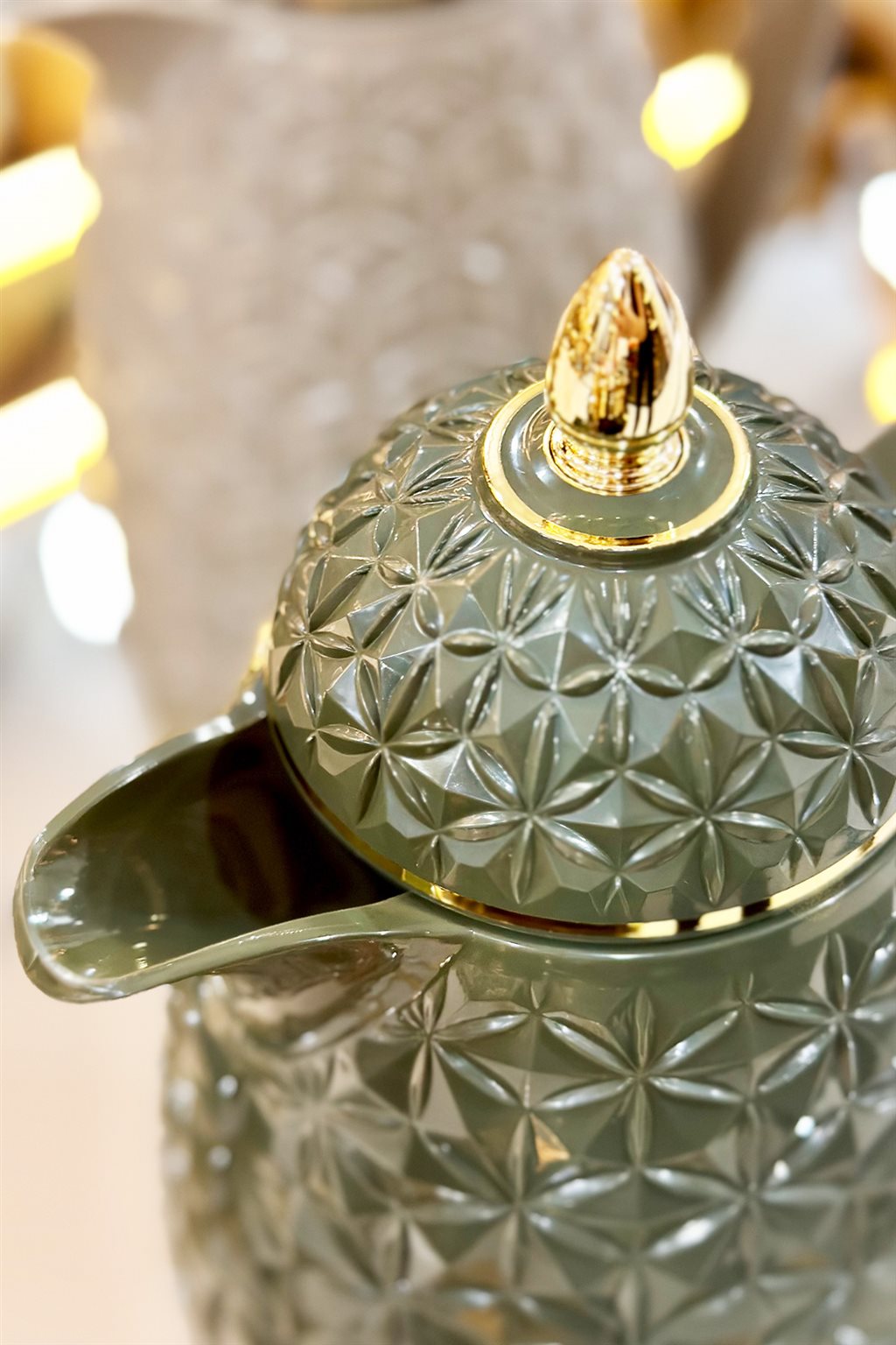 Cristallo Pink 1L Glass Thermos